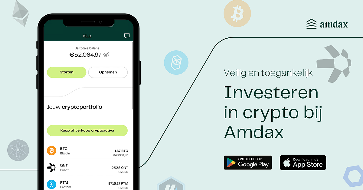 Investeren in crypto bij Amdax | Aanbod cryptoactiva